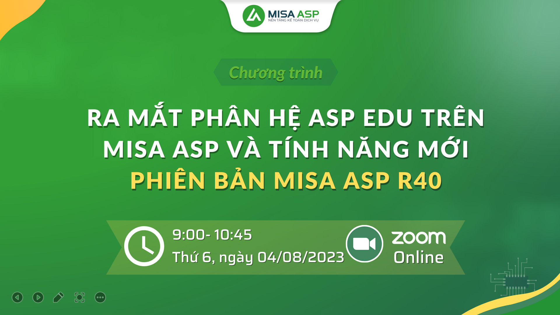 Giới thiệu phân hệ MISA ASP EDU và tính năng mới MISA ASP trên phiên ...