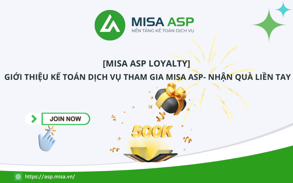 Tính năng mới ASP - ASP.MISA.VN - Nền tảng kế toán dịch vụ